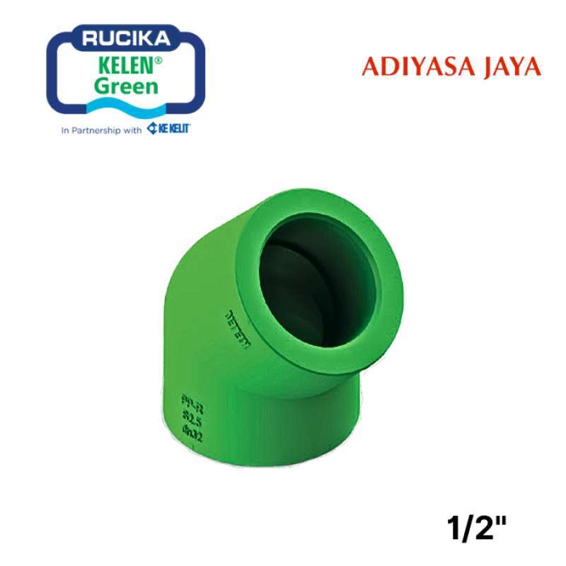 Jual Elbow 45' 1/2 (rucika Kelen Green) / Knie Ppr Di Seller Adiyasa Jaya - Semanan, Kota ...