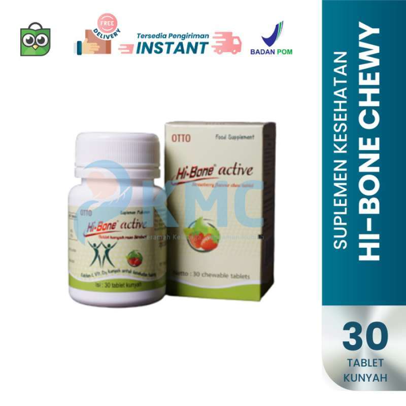 Promo Hi-bone Active Chewy | Suplemen Tablet Kunyah Kalsium Rasa ...