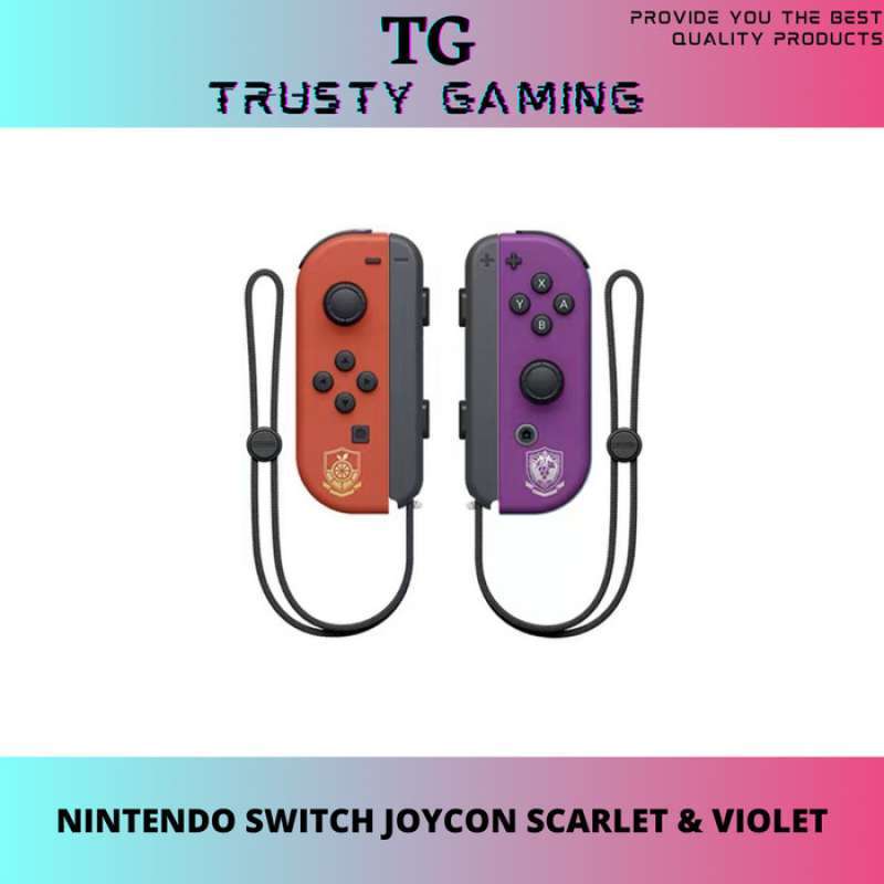 Jual Promo- Nintendo Switch Pro Joycon Controller ( L + R ) - Scarlet ...