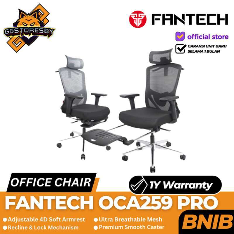 Jual Fantech Oca259 Pro Premium Office Chair - Black Di Seller ...