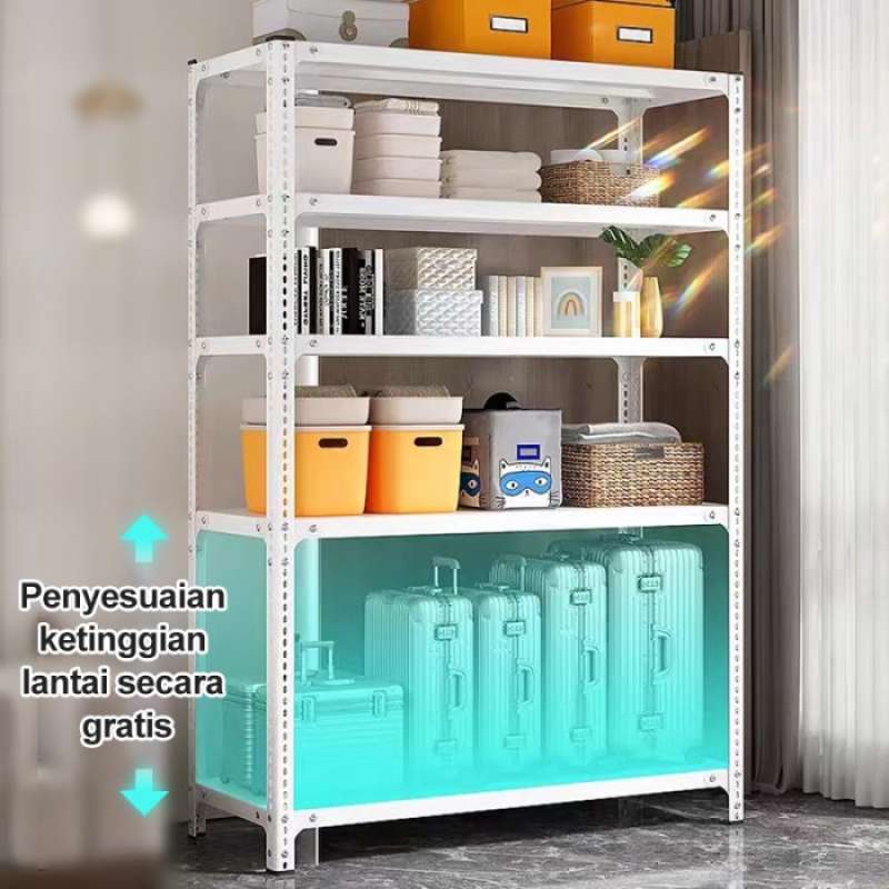 Jual Rak Besi Siku 5 Susun Tanpa Baut Serbaguna Botless Rack Stainless ...