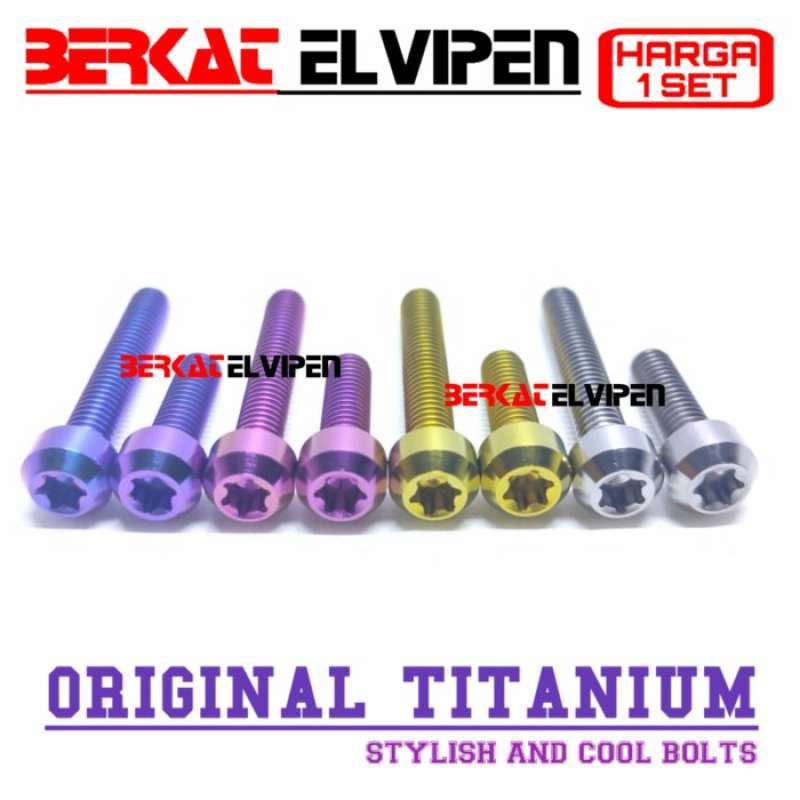 Promo Baut Titanium Cover Radiator Variasi Tzm Arm Nmax New Aerox Lexi ...