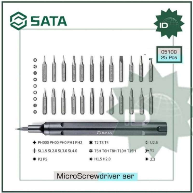 Promo Obeng Set Presisi Kit 24 In 1 Magnetic Screwdriver 05108 Sata ...