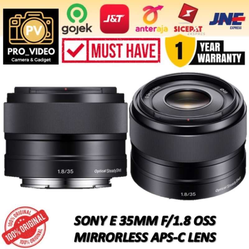Promo Sony E 35mm F1.8 Oss Prime Lens - Garansi Resmi Diskon 23% Di Seller Guinevere Store ...