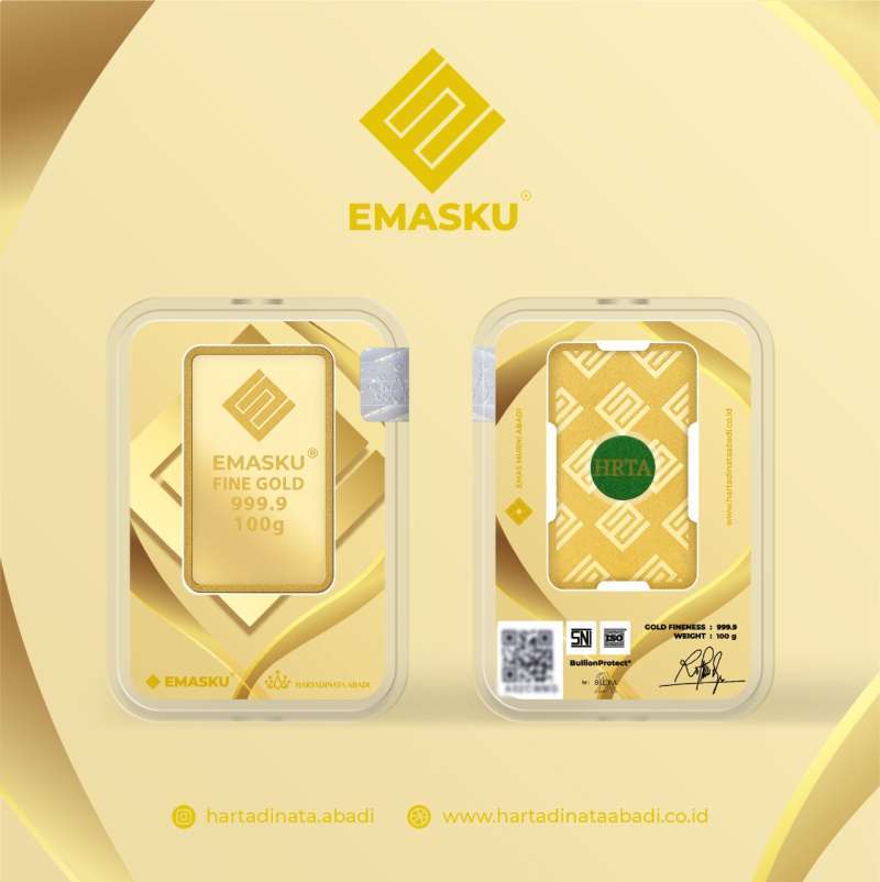 Jual Logam Mulia Emasku - 100gram Di Seller Stargoldmkb Official Store ...