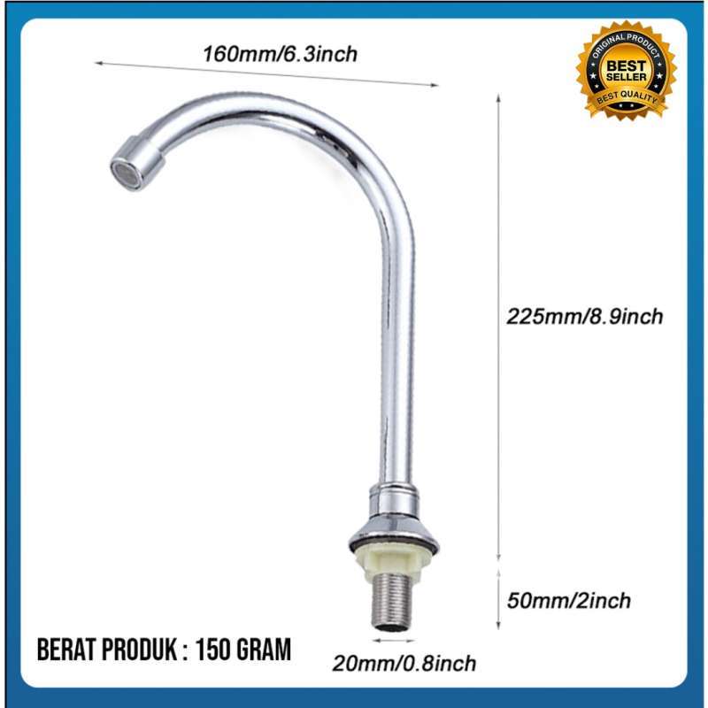 Promo Kran Injak Wastafel Atau Cuci Piring Bahan Great Quality Sus 304 ...