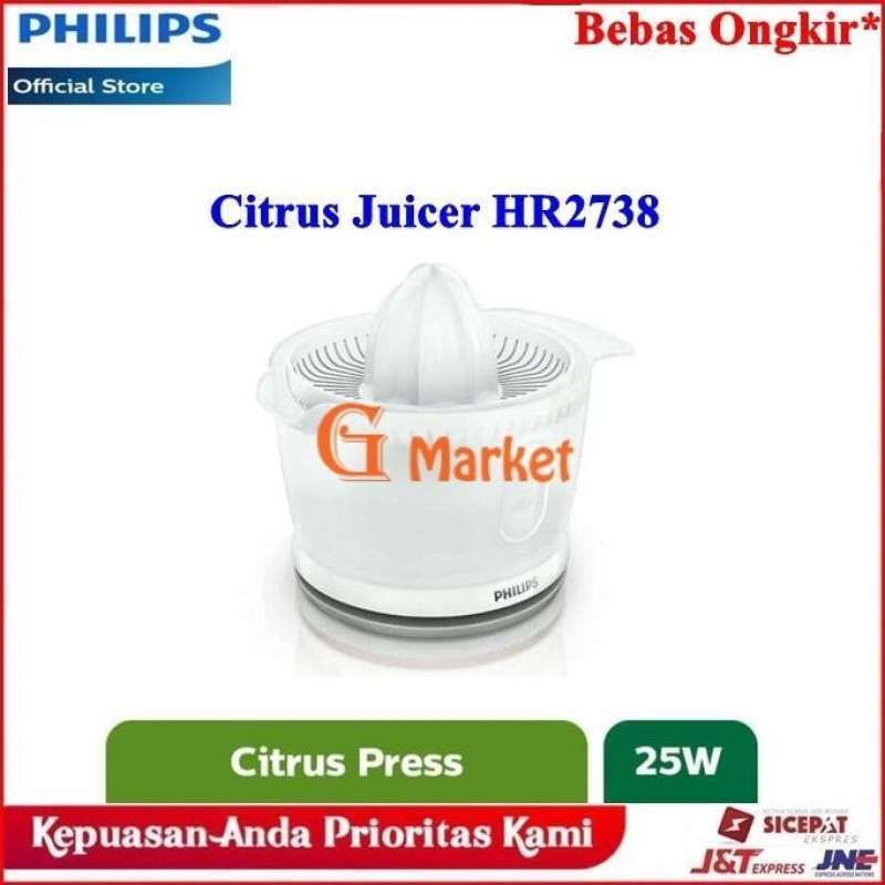 Jual Philips Perasan Jeruk Listrik 500ml Hr2738 / Citrus Juicer Hr-2738 Di Seller Circlet ...