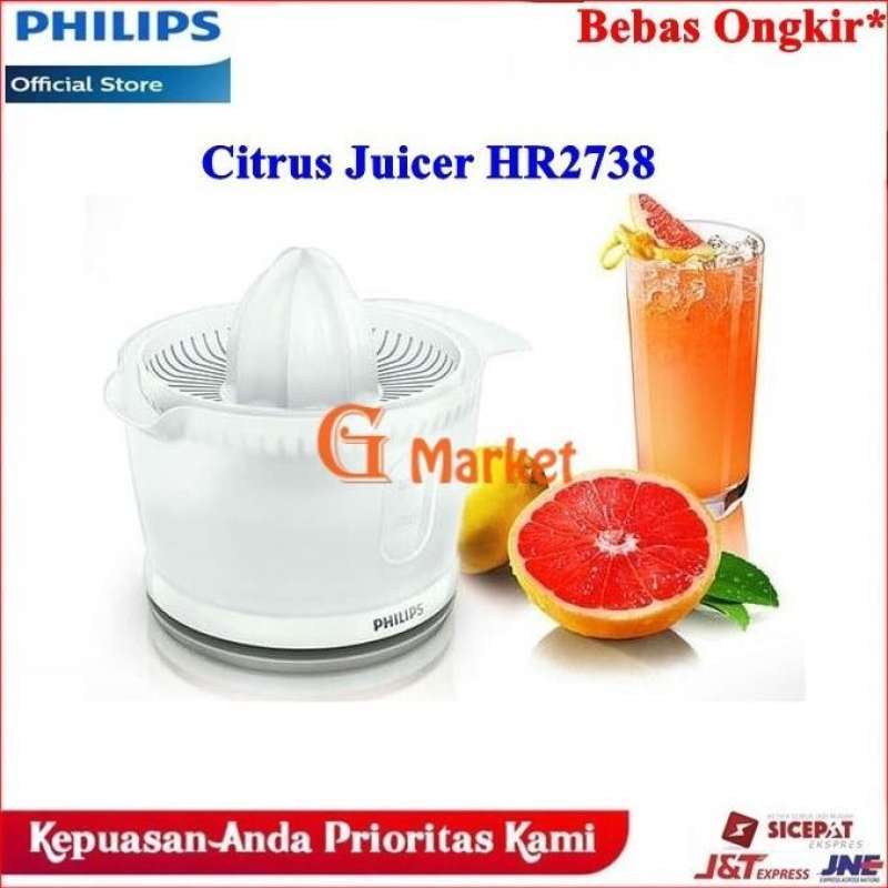 Jual Philips Perasan Jeruk Listrik 500ml Hr2738 / Citrus Juicer Hr-2738 Di Seller Circlet ...