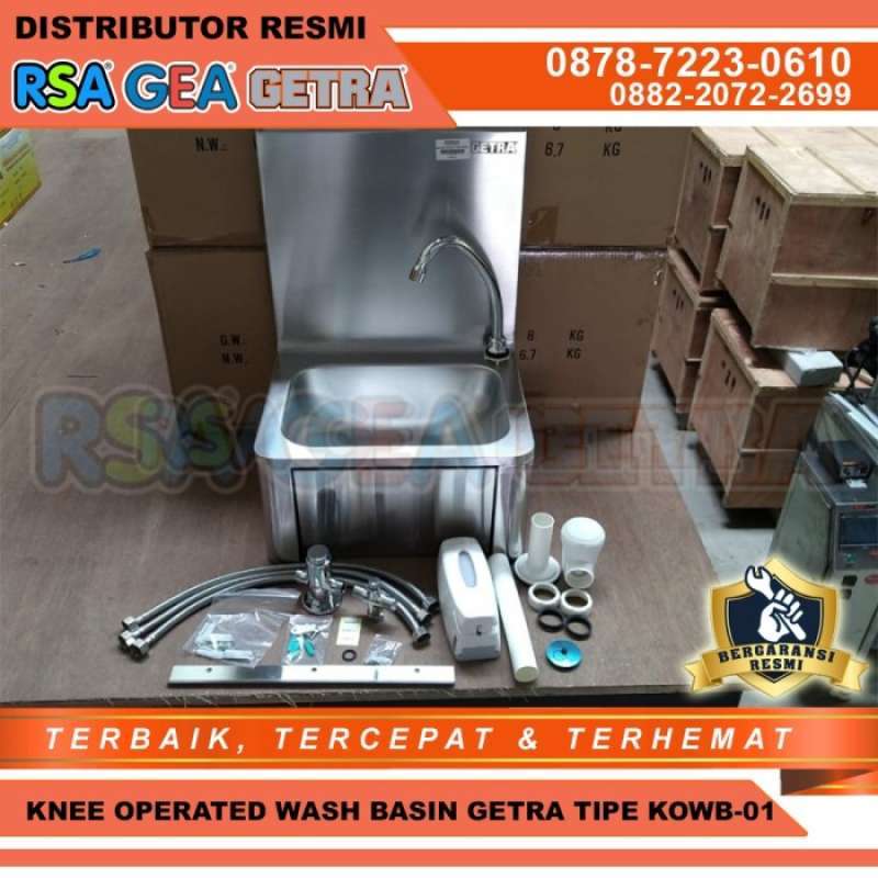 Promo Stainless Steel Knee Operated Wash Basin Getra Tipe Kowb-01 ...