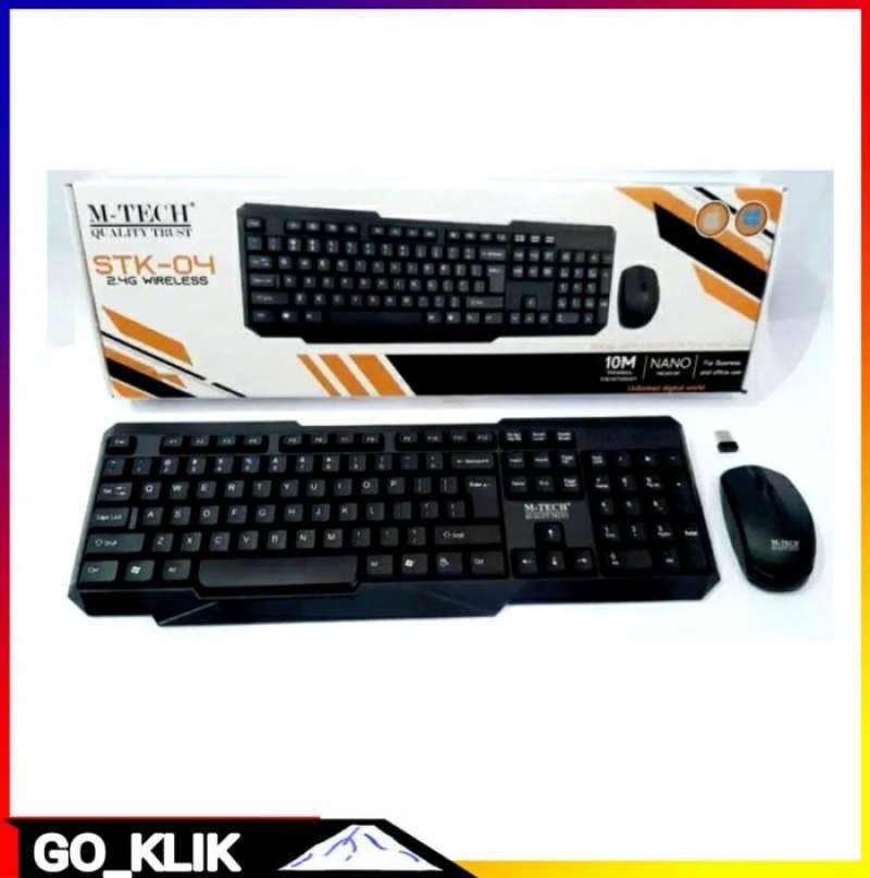 Promo Keyboard Mouse Wireless Mtech Stk04 Diskon 23% Di Seller Lepimu Store - Cengkareng Barat ...