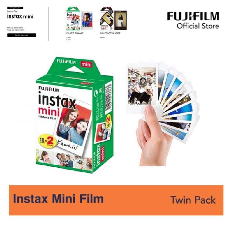 Jual Isi Refill Fujifilm Instax Mini Polaroid Twinpack Isi 20 Lembar ...
