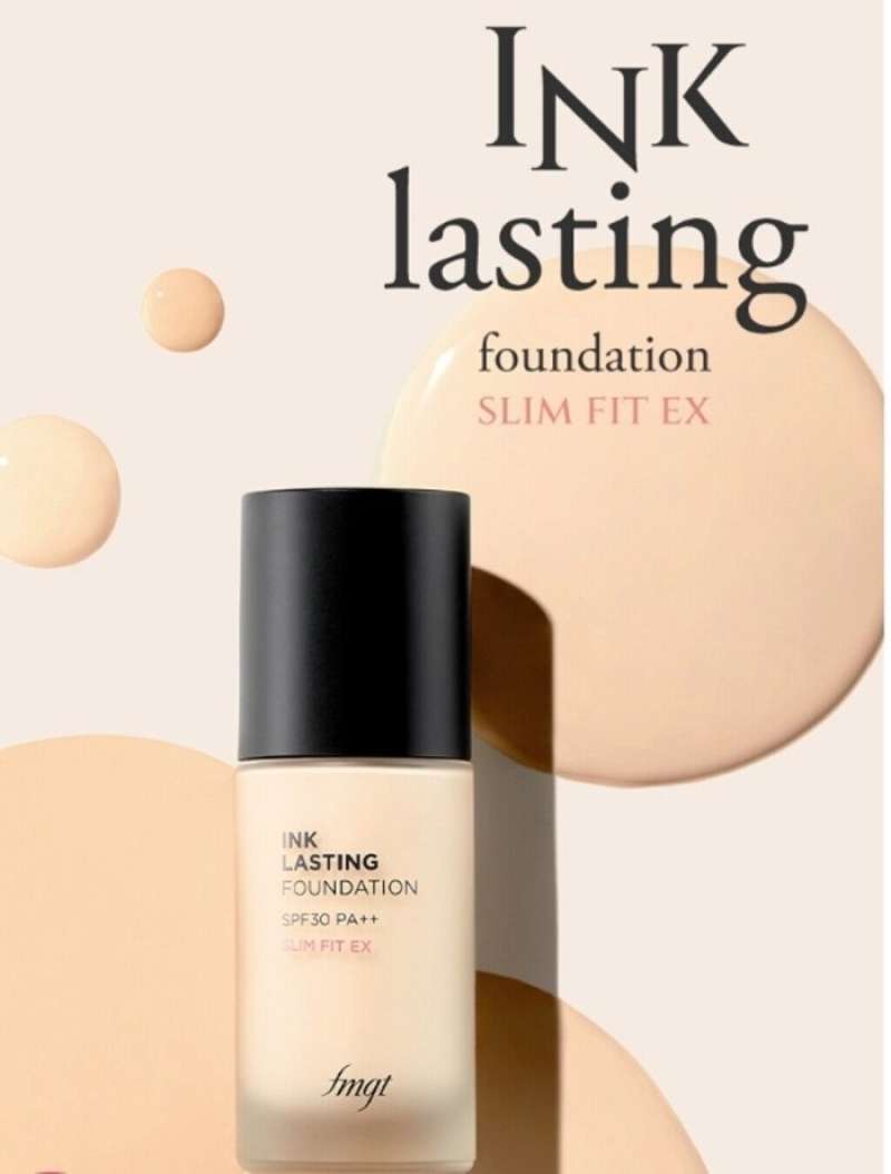 Promo The Face Shop Fmgt Ink Lasting Foundation Slim Fit Ex Spf 30 Pa++ ...