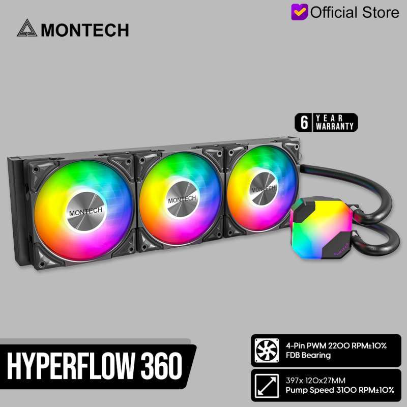 Jual Montech Hyperflow 360 Argb Aio Liquid Cpu Cooler Di Seller Gamer's Outpost - Mangga Dua ...