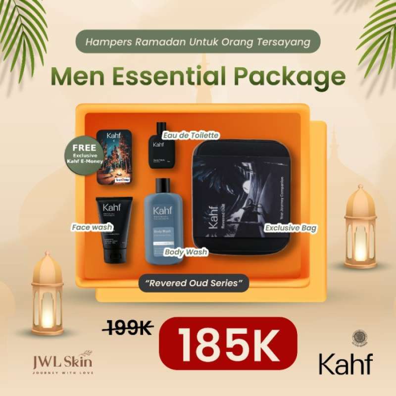 Jual Kahf Male Essential Care Package Paket Ramadan Hampers Pria Body ...