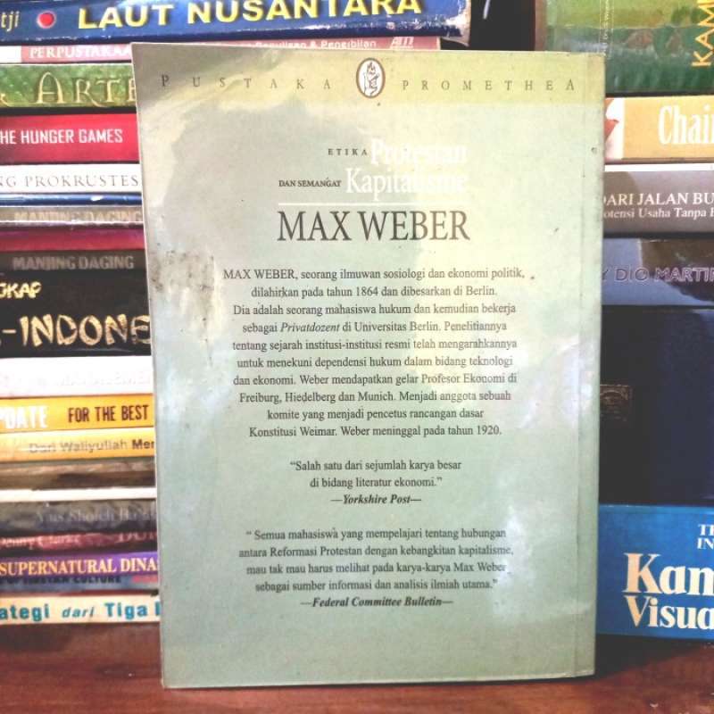 Jual Buku Etika Protestan Dan Semangat Kapitalisme Di Seller Rumix ...