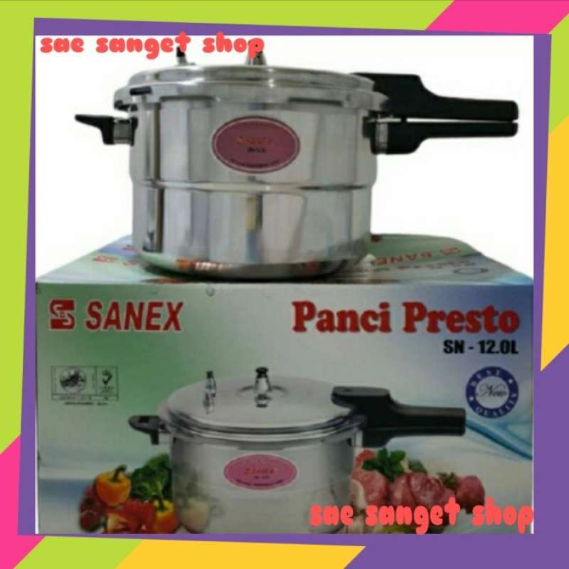 Promo Panci Presto Pressure Cooker Sanex Sn-12,0l Kapasitas 12liter ...