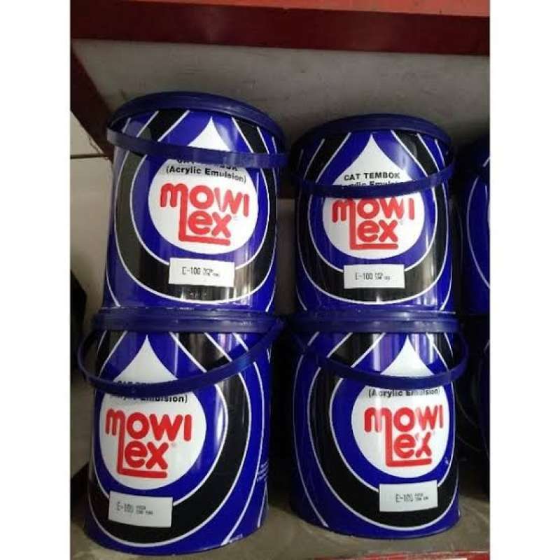 Promo Cat Mowilex Emulsion 2,5 Ltr Warna Putih White E100 Diskon 23% Di ...