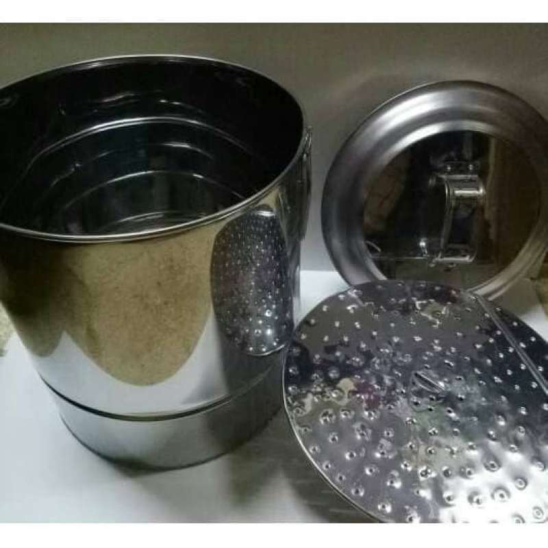 Promo Tong I Langseng I Steamer Stainless Ukuran 45cm (khusus Gojeg ...