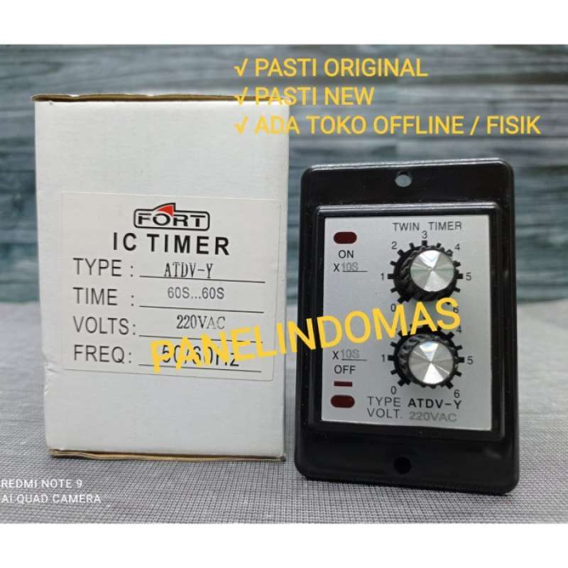 Promo Timer & Twin Timer Type Atdv-y ( 60s*60s ) Fort Diskon 23% Di Seller Mitraa Berkah ...