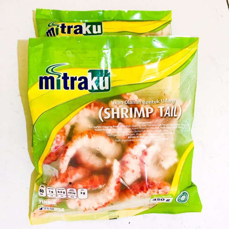 Promo Mitraku Shrimp Tail 450gr | Ekor Udang Shrimp Tail Olahan Seafood ...