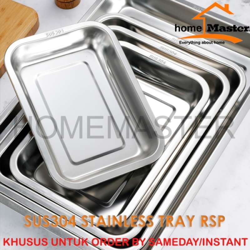 Jual [go] Nampan/tray/baki Stainless/besi Baja Tahan Karat Sus304 Rsp ...
