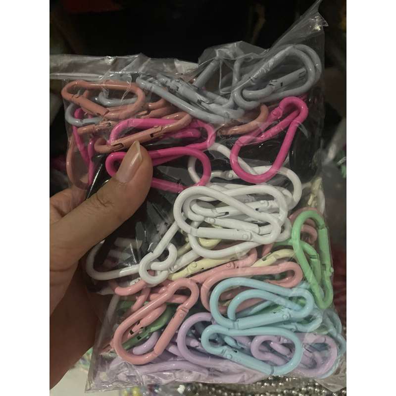 Jual Bahan Ring Ganci / Gantungan Kunci Besar Oval Mix Warna 1 Pak Isi ...