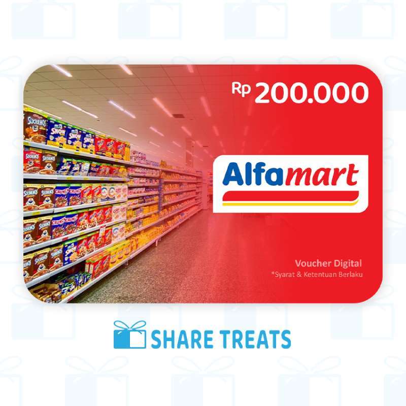 Promo Voucher Belanja Digital Alfamart Rp 200.000 Diskon 7% Di Seller ...