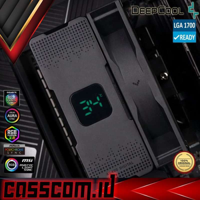 Jual Deepcool Ag400 Digital Plus Cpu Air Cooler Dual Fan Argb Sync Di ...