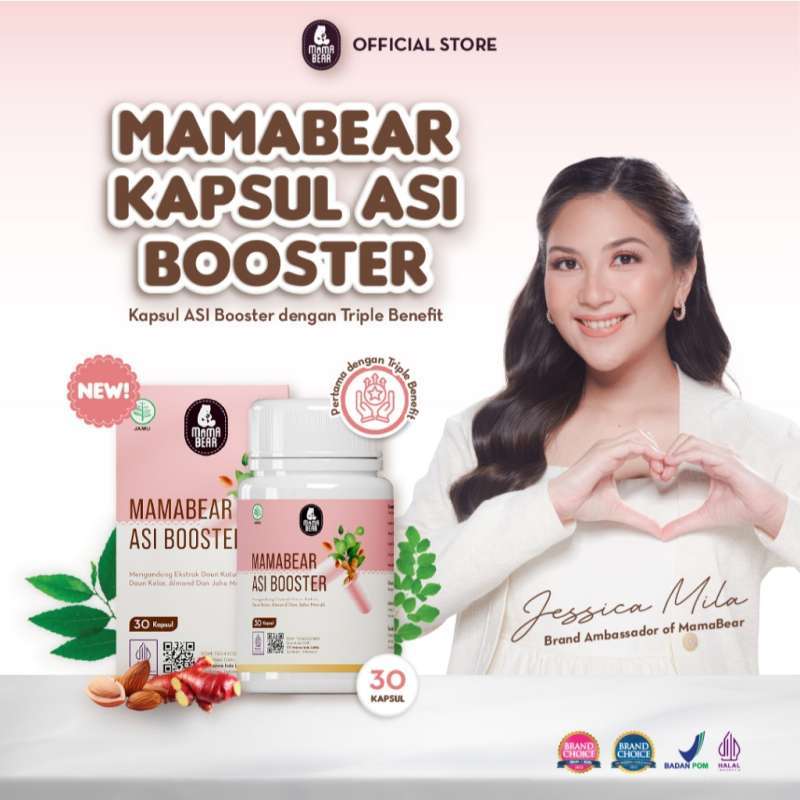 Promo Mamabear Asi Booster Pelancar Asi 30 Kapsul Bpom Dan Halal - Asi ...