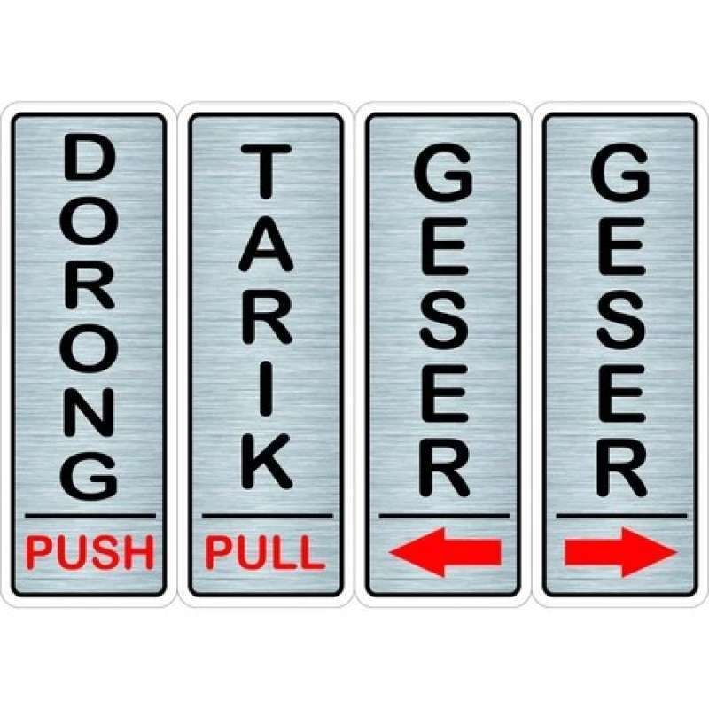 Jual Sticker Pintu Tarik Dorong 🏷️ Original Terbaru, Terlengkap ...