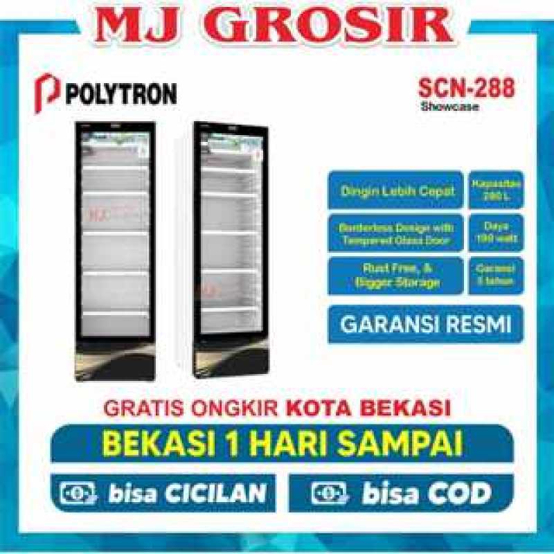 Jual Showcase Polytron Scn 288 5 Rak Display Cooler Kulkas Low Watt Di ...