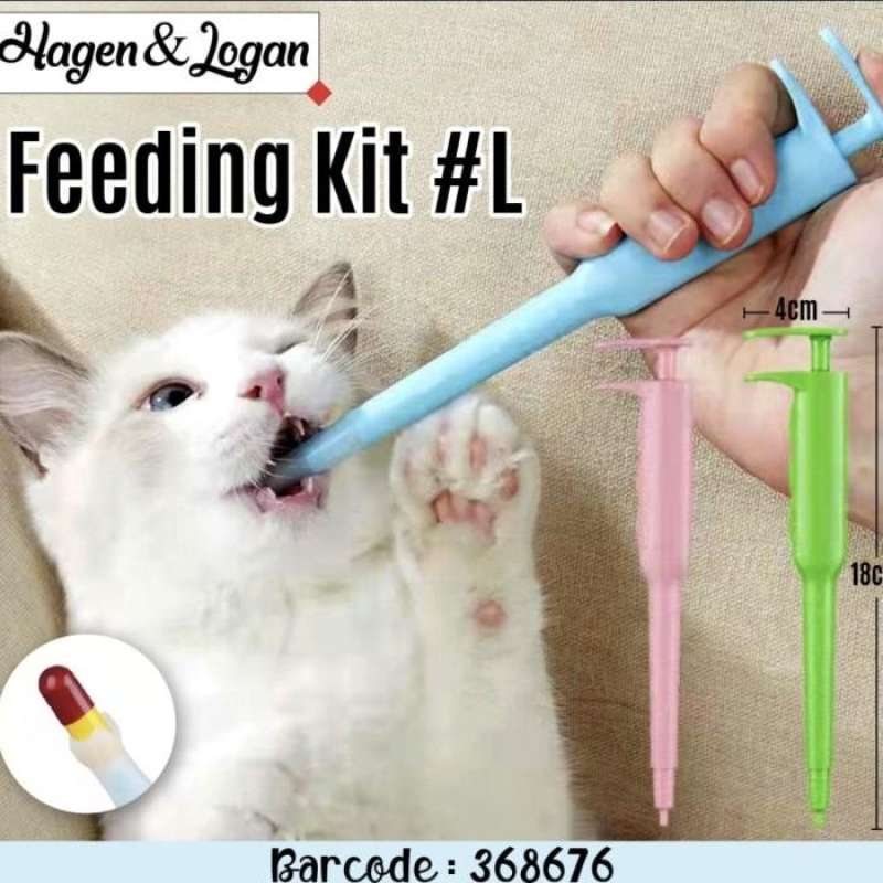 Jual Hagen & Logan Feeding Kit L - Pelontar Obat/vitamin Untuk Kucing ...