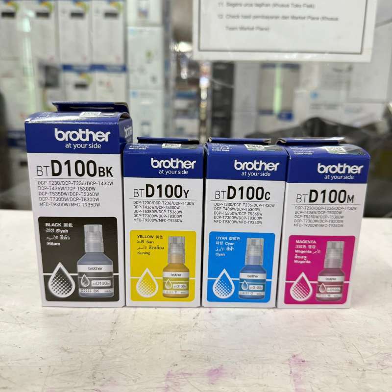 Jual Tinta Brother Btd100 For Printer Brother T530w, T730dw, T830dw Dan ...
