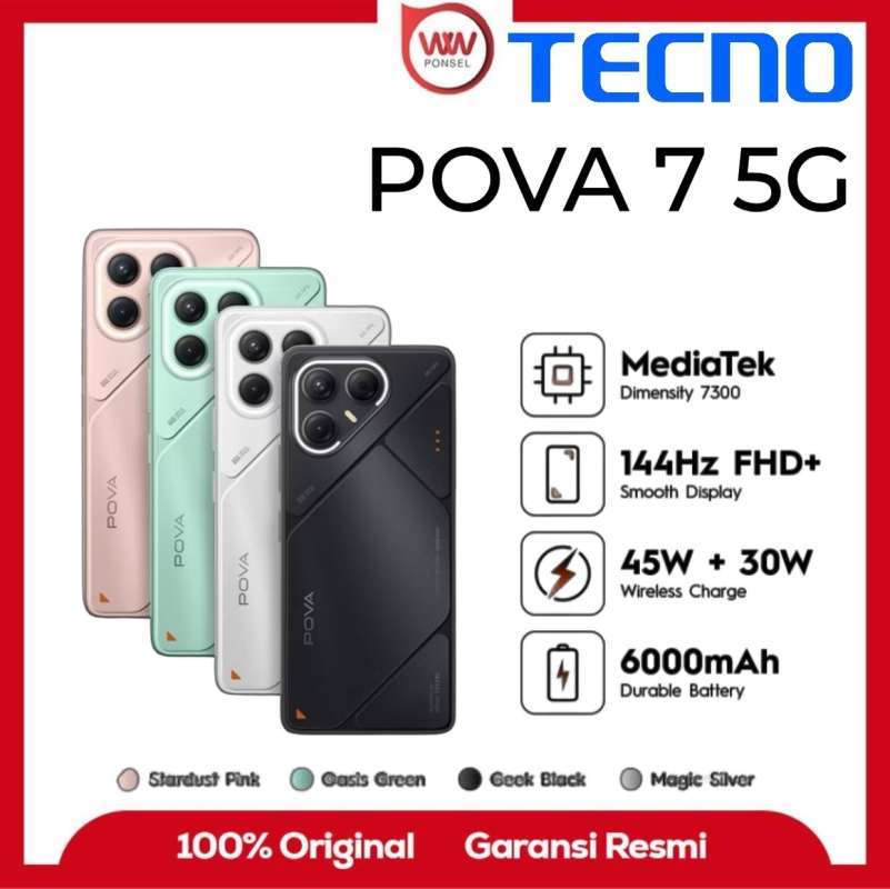 Hp Tecno Pova 5 🔥 Harga & Spesifikasi Terbaru Juni 2026