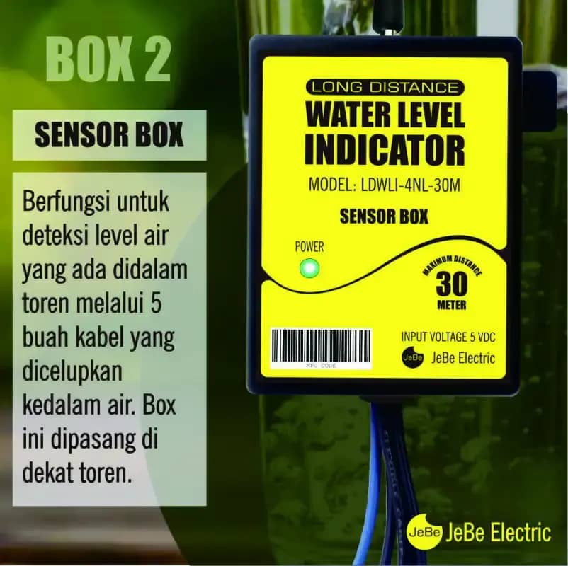 Jual Sensor Level Air_indikator Ketinggian Air Toren Tandon Jarak Jauh ...