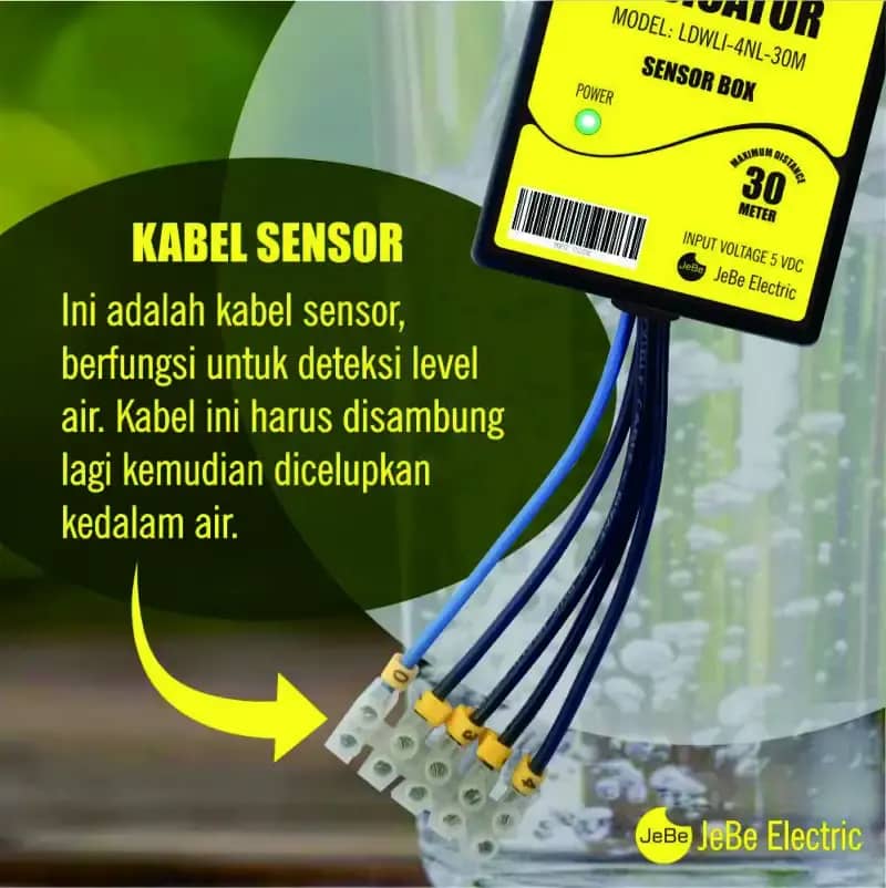 Jual Sensor Level Air_indikator Ketinggian Air Toren Tandon Jarak Jauh ...