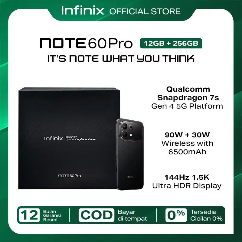 Infinix Note 60 Pro 🔥 - Terlengkap & Harga Terbaru 2026