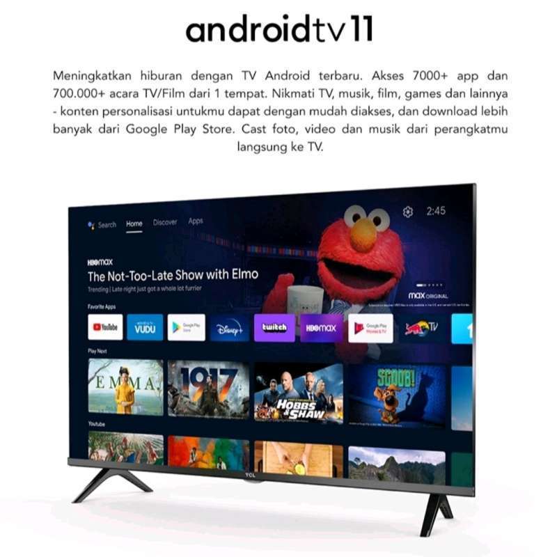 Jual Tcl 40a7 Led Tv 40 Inch Smart Android 11.0 Digital Full Hd Tv Di Seller Da-azzka - Wedoro ...