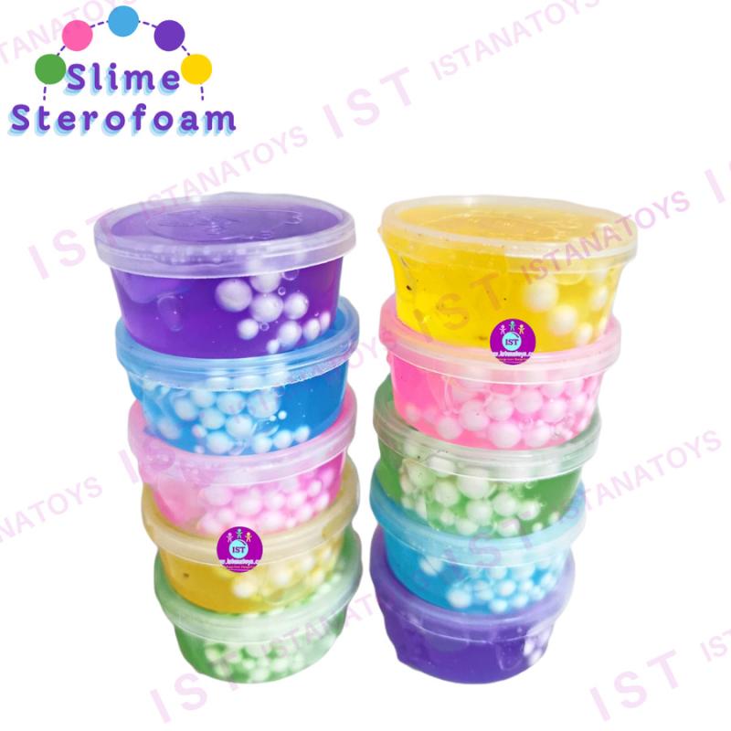 Promo Mainan Edukasi Anak Mainan Slime Anak Dengan Isi Sterofoam Isi 10 Pcs Diskon 57% Di Seller ...