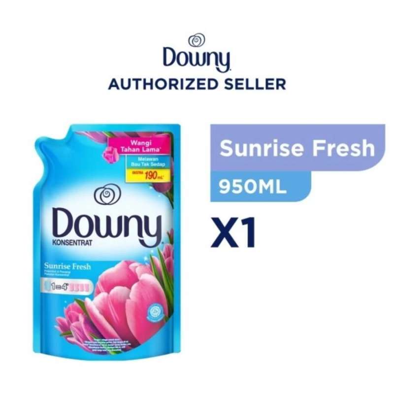 Promo Downy Sunrise Fresh 950 Ml × 12pcs- 1 Dus Isi 12pcs Diskon 21% Di ...