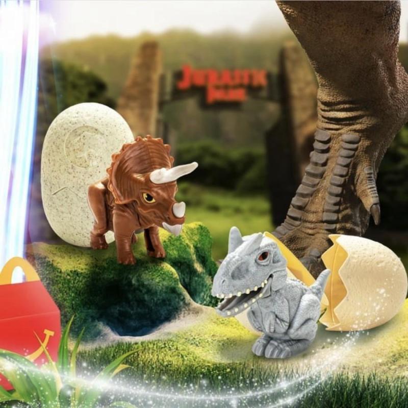 Jual Mainan Happy Meal Mcd Toys Jurassic World Pikmy Pops Dino Mcdonald ...