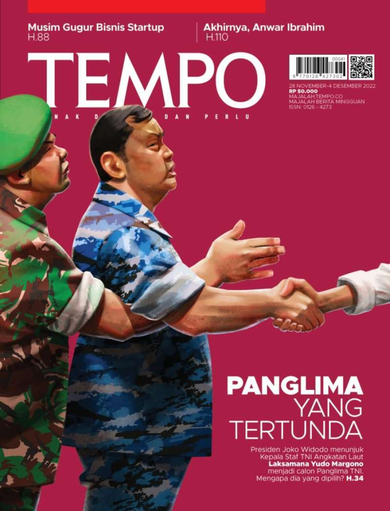 Jual Majalah Tempo Cetak Edisi 5141 Tanggal 28 November 2022 PANGLIMA ...