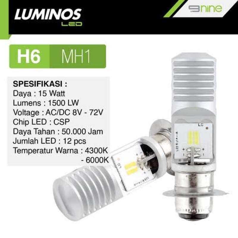 Jual Lampu Led Motor Bebek Matic H6 Luminos Mh 1 15 Watt Super Terang ...