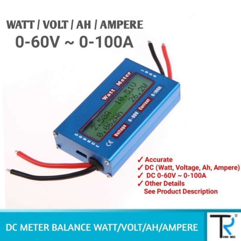 Promo Jpn Watt Meter Dc (Alat Ukur Watt, Amper, Voltase Dc) Best ...