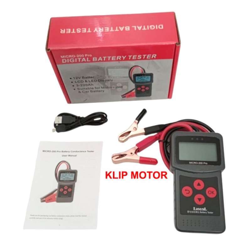 Promo Lancol Micro-200 Pro Alat Test Aki Digital Battery Tester Motor ...