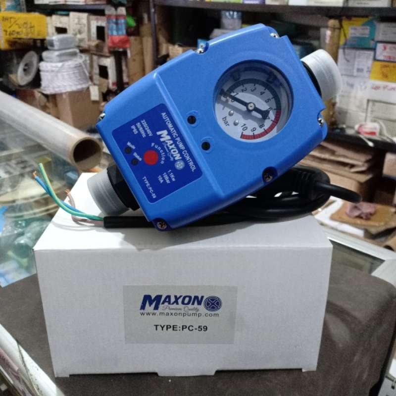 Promo Otomatis Pompa Air Automatic Pressure Control MAXON PC 59 Diskon ...
