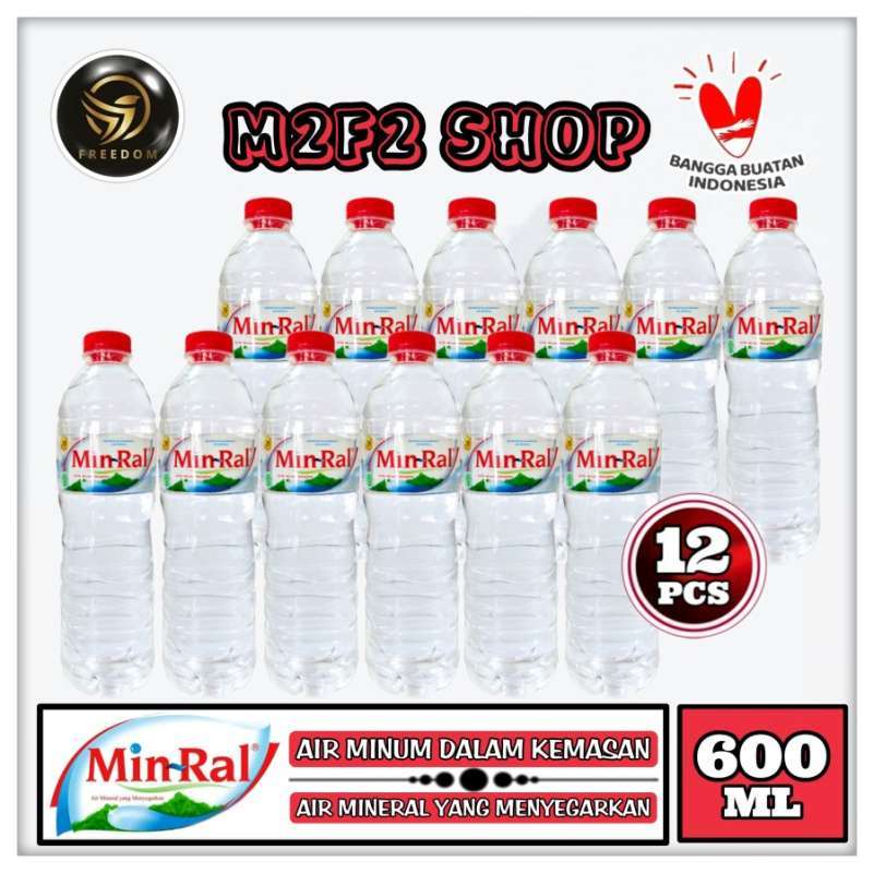 Promo Air Mineral MINRAL Tanggung Botol Plastik Pet - 600 ml (Kemasan 12 Pcs) Diskon 15% di ...