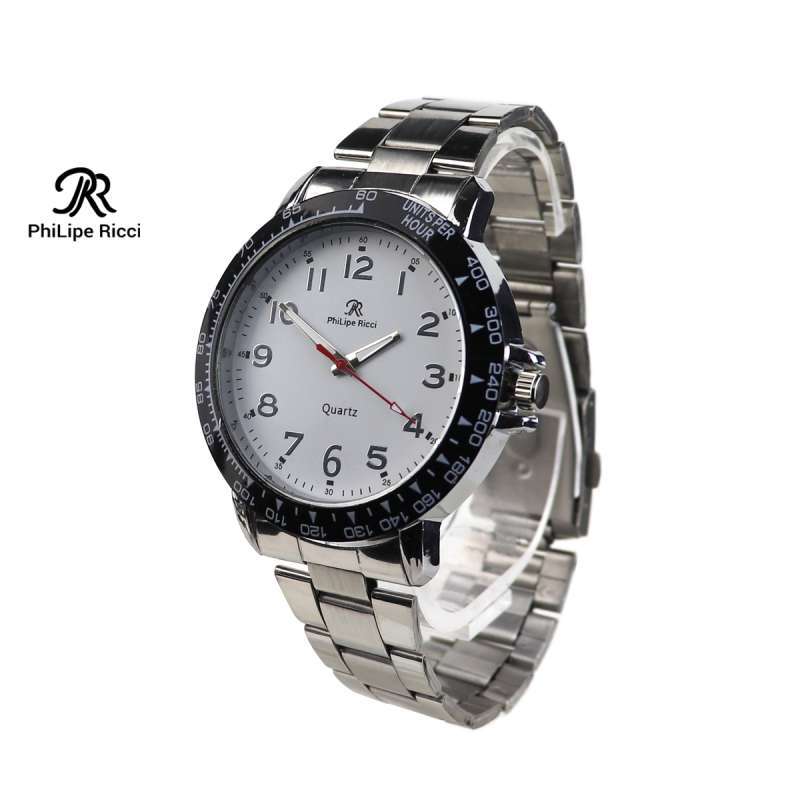 Promo Philipe Ricci Jam Tangan Pria Rantai Original Besi Analog Quartz ...