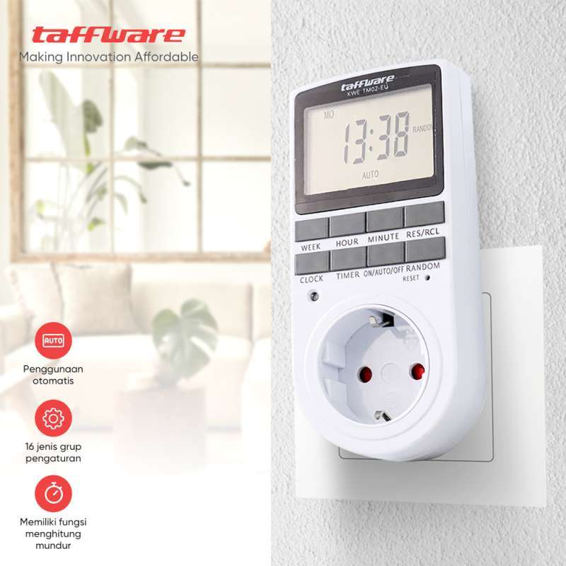 Promo Stop Kontak Digital Timer Switch Programmable Hemat Listrik