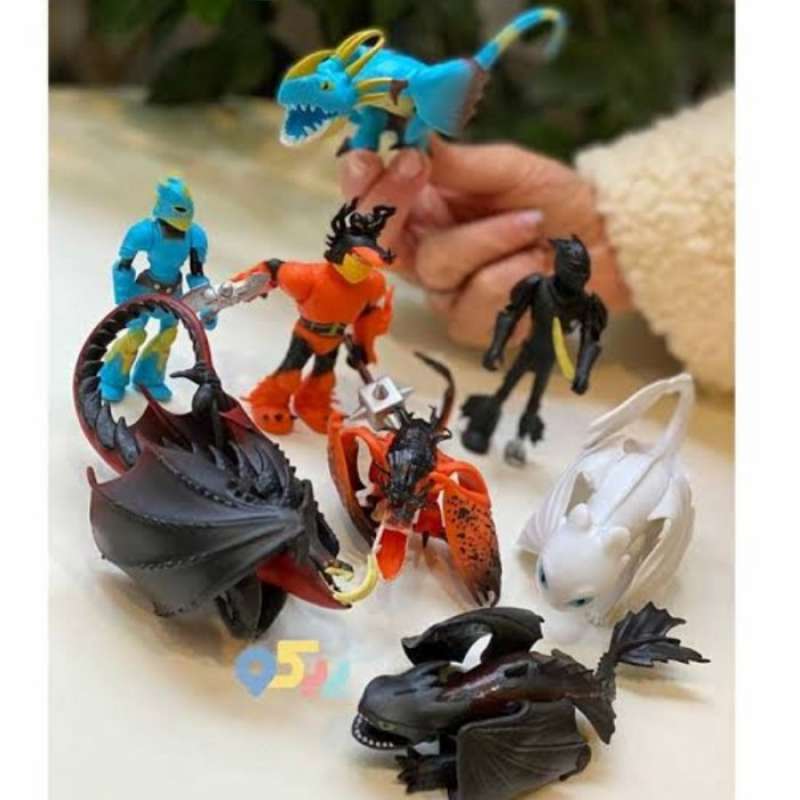 Jual How To Train Your Dragon Figure Set 10 Pcs Di Seller Pasaraya ...